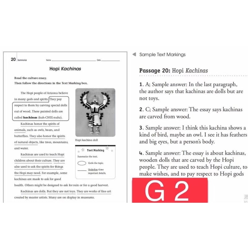 Informational Passages for Text Marking Close Reading Grade 1-6 ...