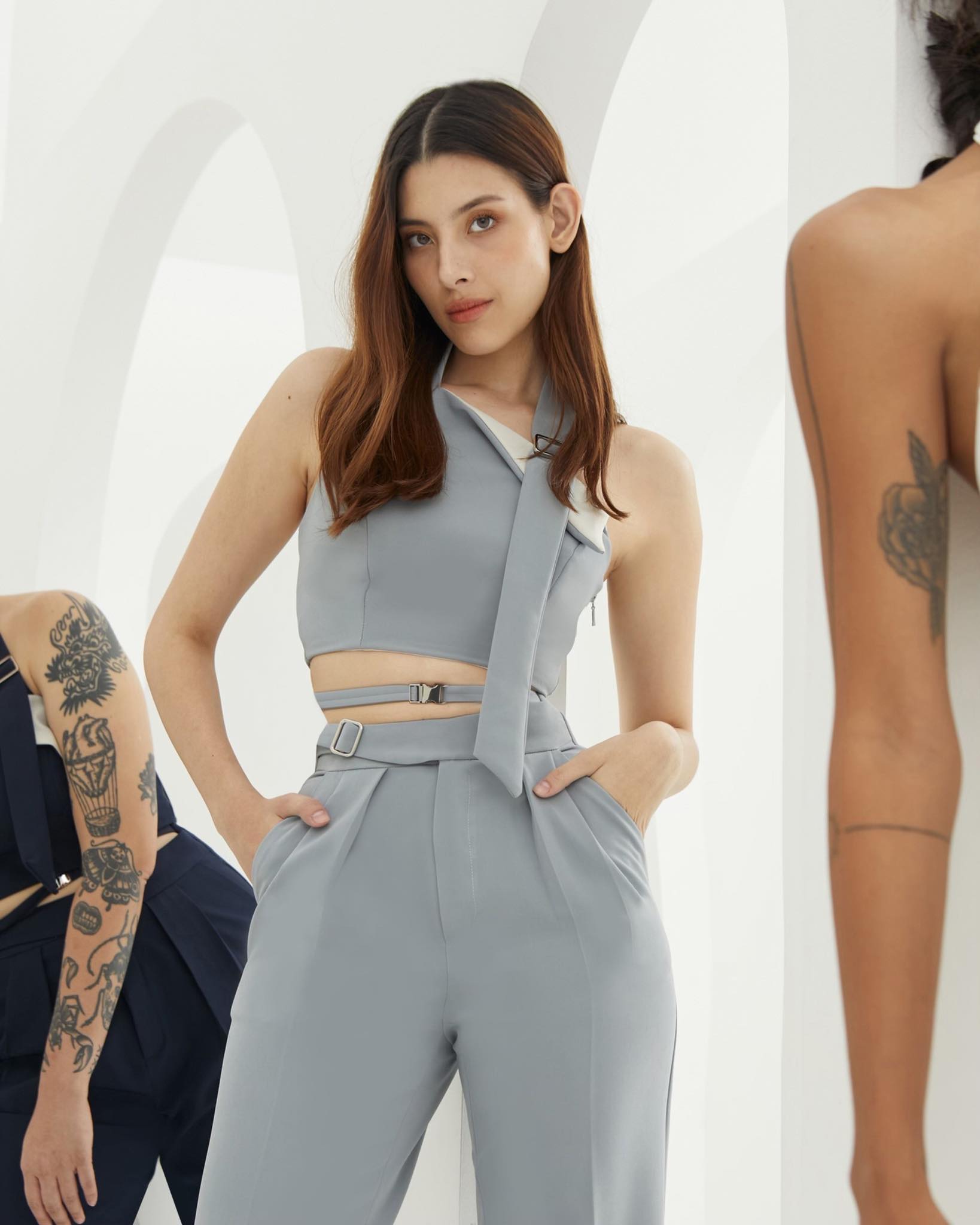 Merge Official - Metal Pants 2 Colors (พร้อมส่ง) | Lazada.co.th