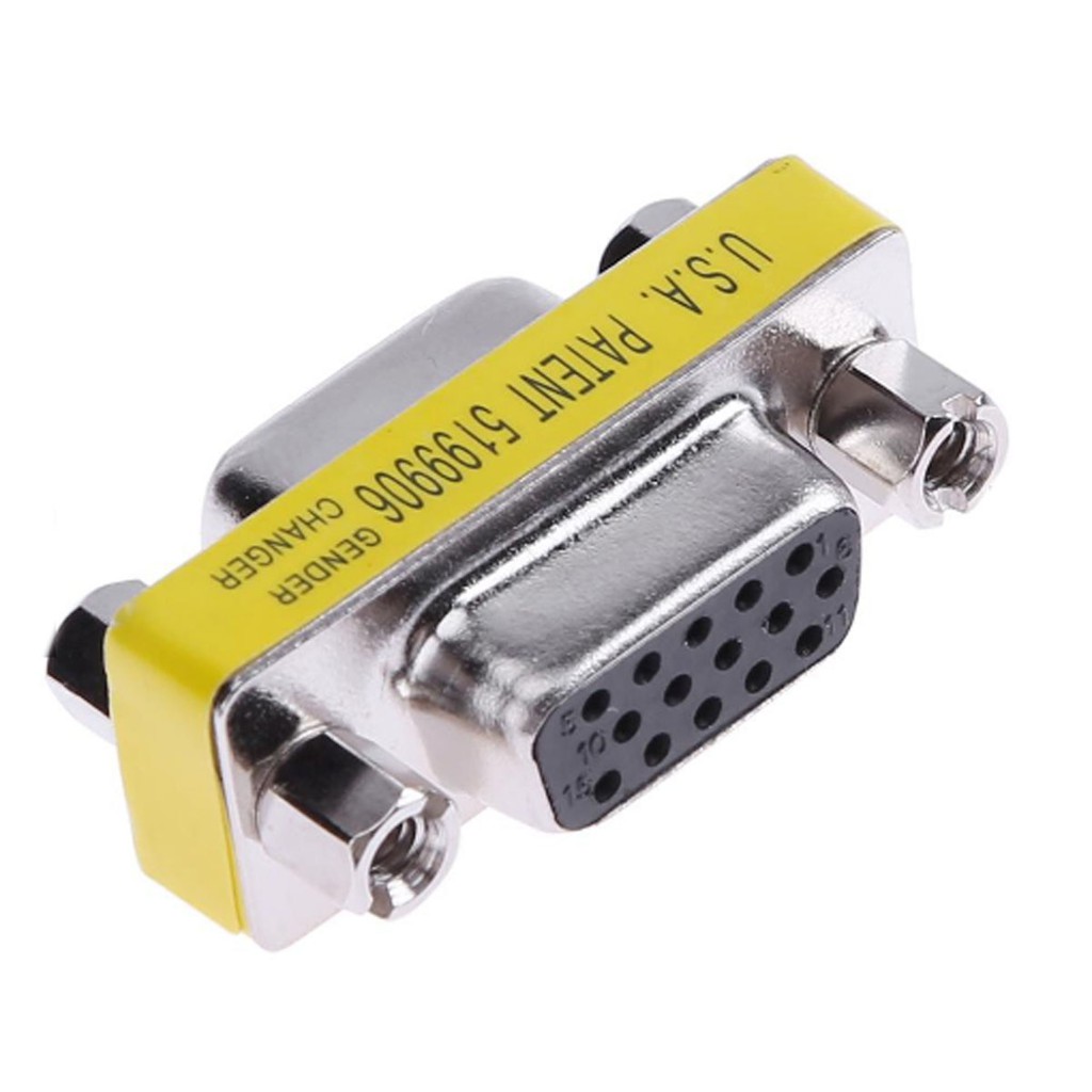 หัวต่อ VGA เมีย-เมีย เพิ่มความยาวสาย VGA Adapter VGA F-F | Lazada.co.th