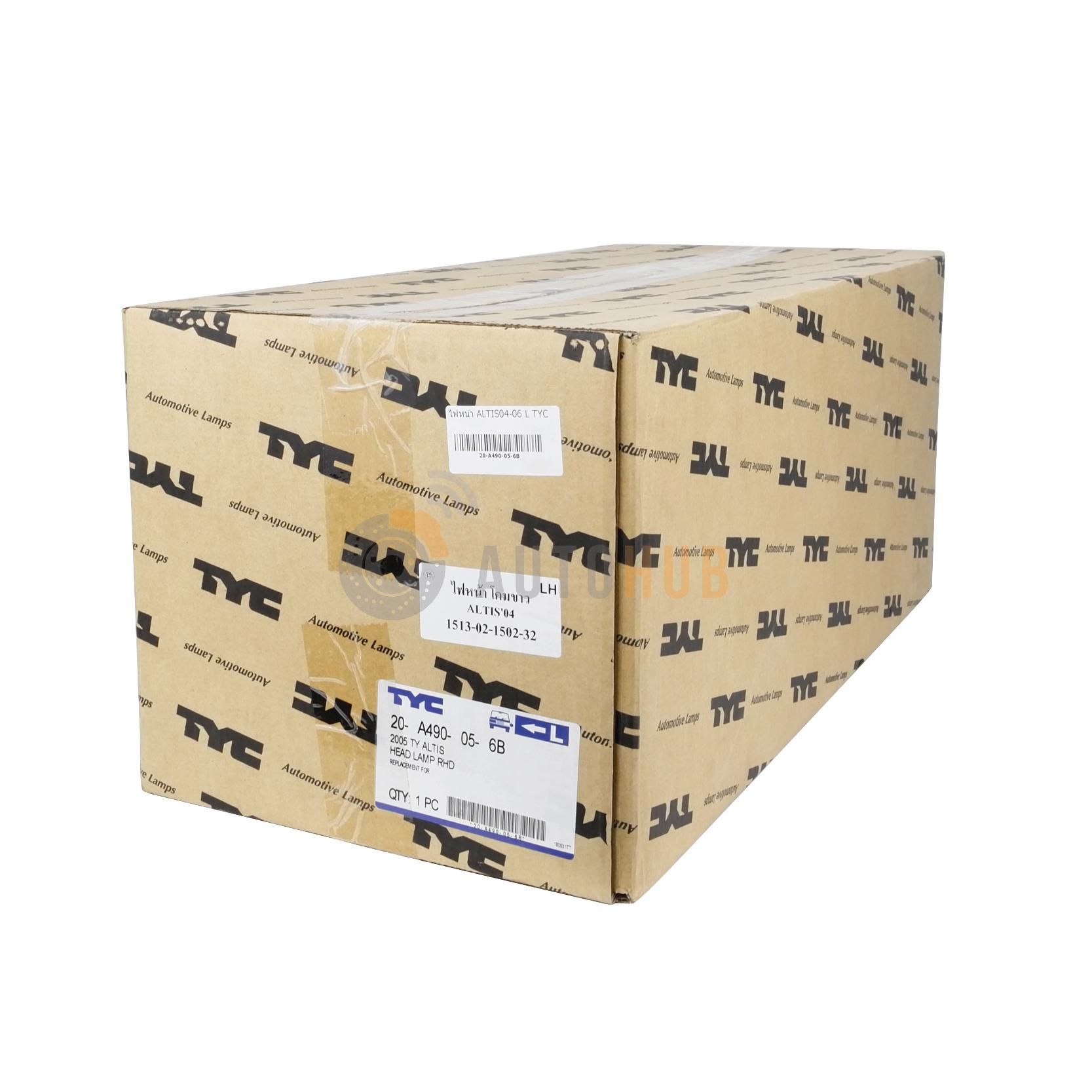 ไฟหน้า TOYOTA COROLLA AlTIS ปี 2001-2006 ยี่ห้อ TYC (20-A490-05-6B 20 ...