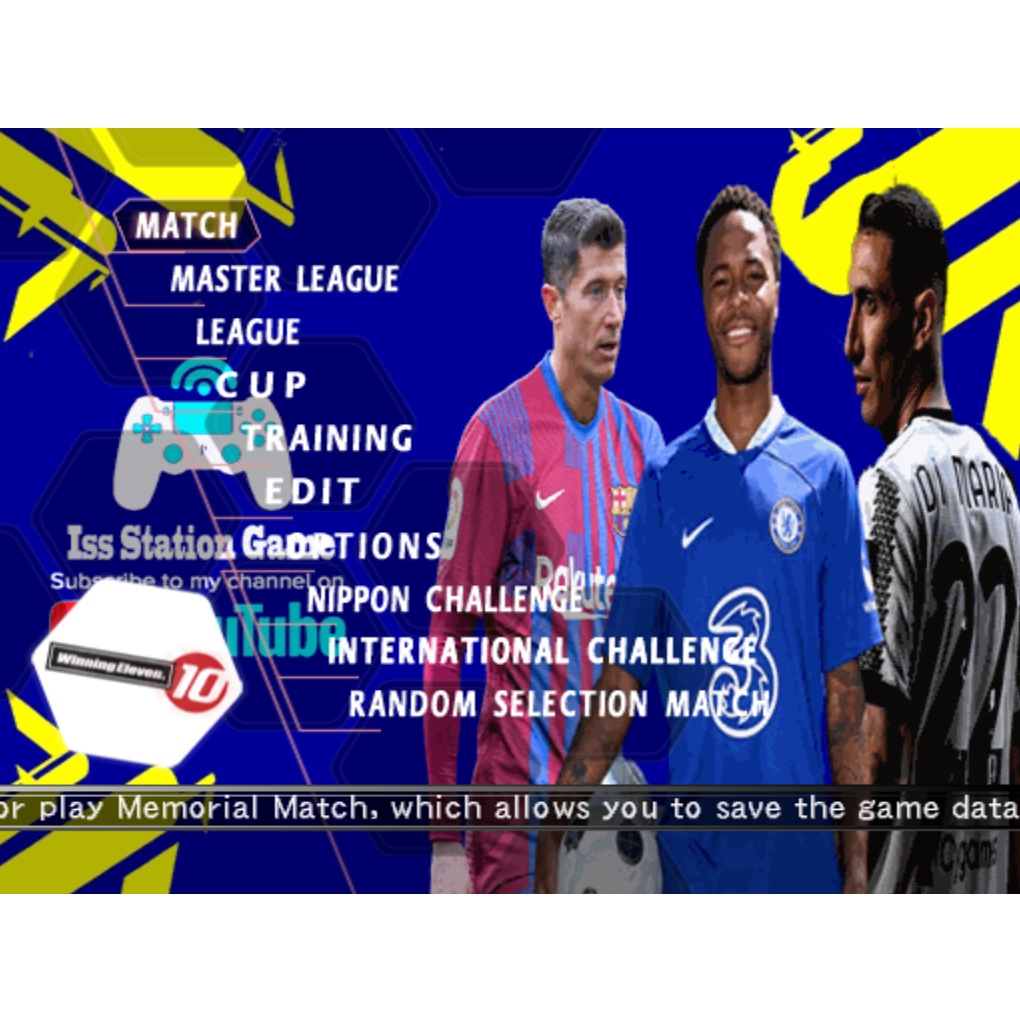 แผ่นเกมส์ Winning Eleven 2023 ฮาแลนด์นูเญซเลวานดอฟสกี้ ย้ายแล้ว ภาษา ...