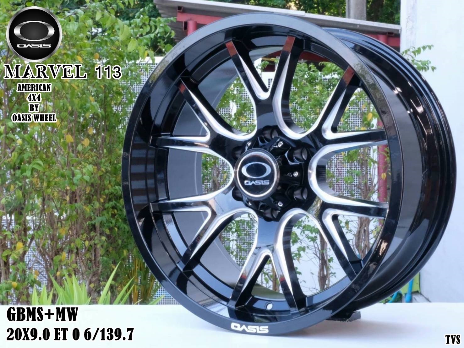 ล้อแม็กใหม่ - MARVEL113 - ขอบ20 งาน OASIS (20 x 6รู139) - หน้ากว้าง 9.0 x 9.0 ET 0/0 - สีGBMS+MW ...