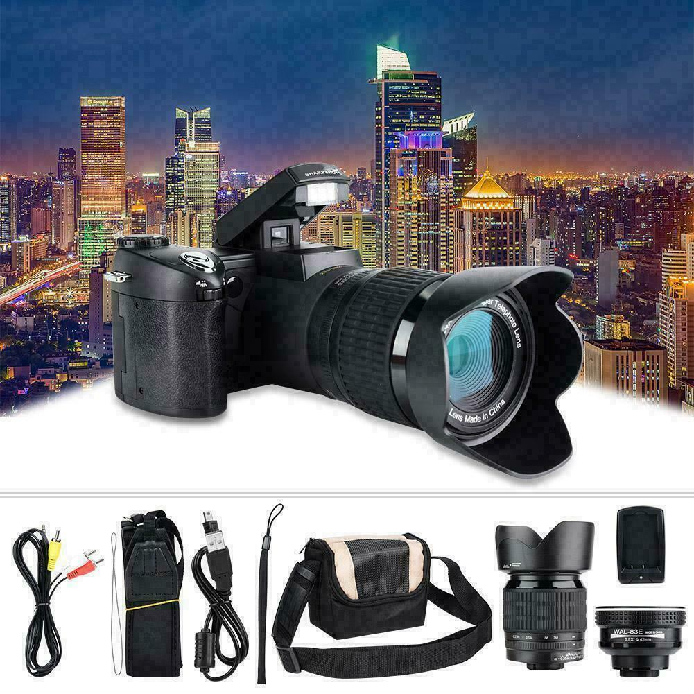 D7100 Camaras 2023 HD 33MP 3 LCD 24X ZOOM LED Digital DSLR Camera Photo Camcorder camera ...