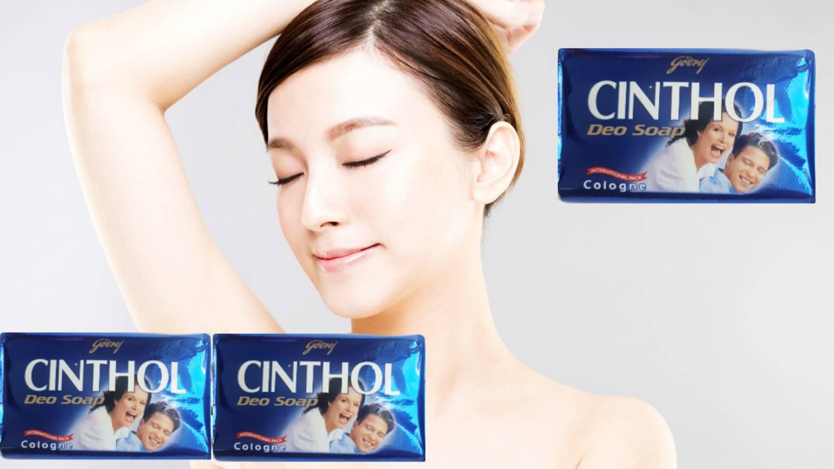 Cintho Blue สบู่ซินทอล Cologne Deo Soap –125g ก้อนสีฟ้า ( 3 ก้อน ...