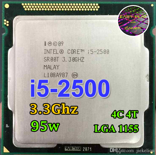 CPU Intel Core i5-2500 3.3 GHz 4คอ4เทรด 95W LGA 1155 ฟรีซิลิโคลน1ซอง i5 ...