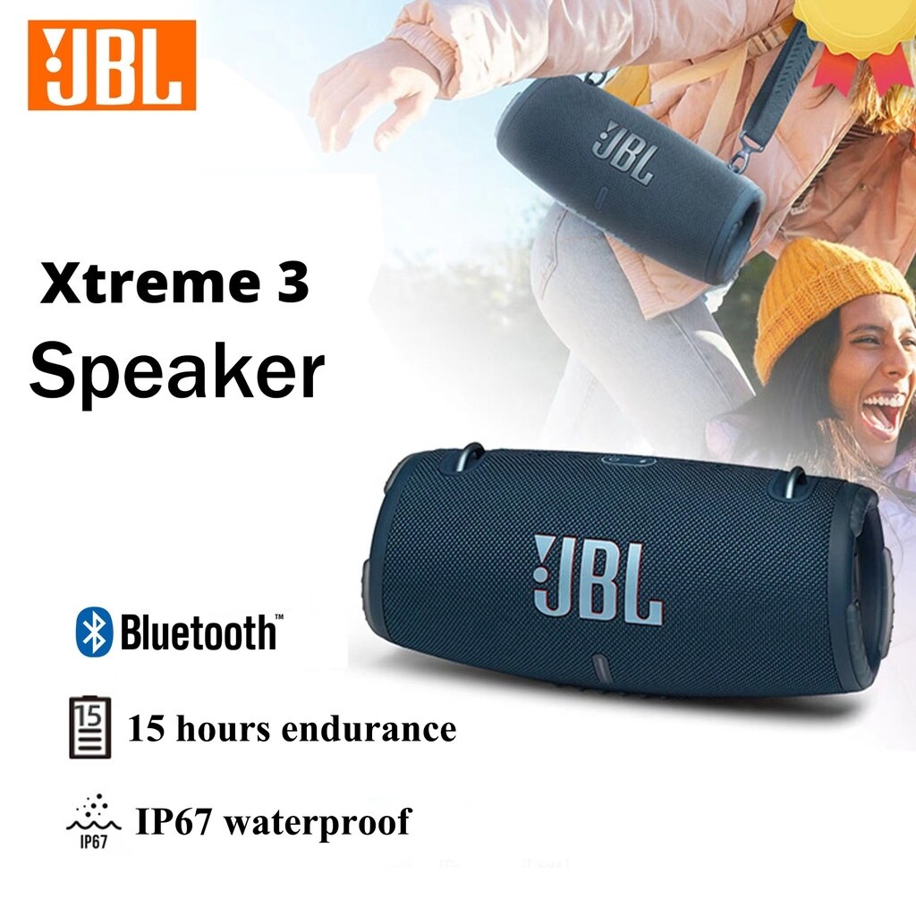 ลําโพงบลูทูธไร้สายแบบพกพาพร้อมไมค์ Bluetooth speaker XTREME 3 บลูทูธไร้สาย JBL XTREME 3 Portable ...