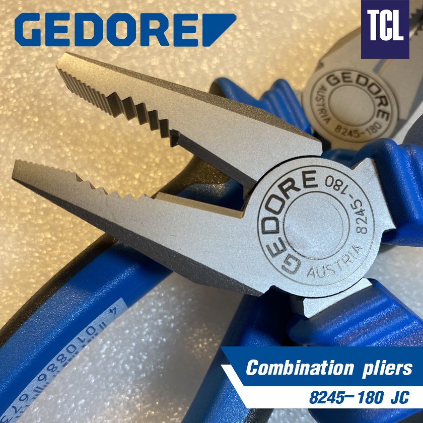 Gedore คีมปากจิ้งจก ด้ามหนา หัวเพรียว ขนาด 180 มม. รุ่น 8245-180 JC ...