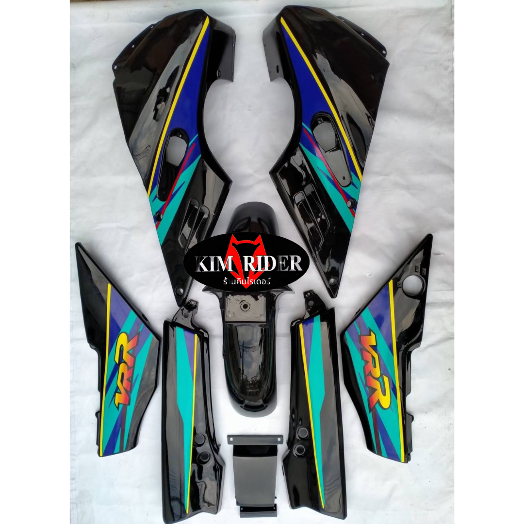 ชุดสี เฟรม VR 150 YAMAHA VR-150 ปี 1995 ครบชุด 9 ชิ้น งาน abs พ่นสี ...