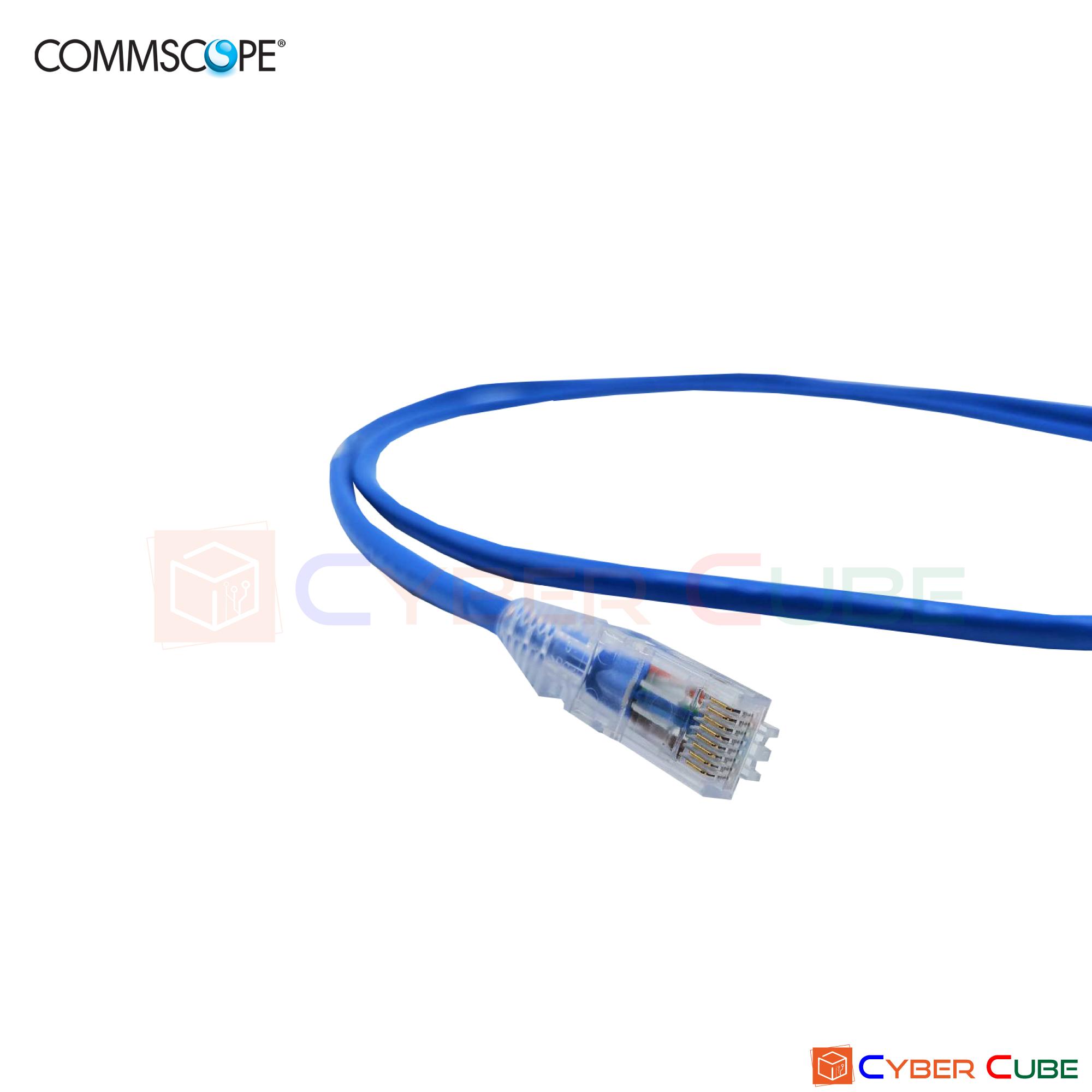 COMMSCOPE AMC-3663 CAT 6 UTP RJ45-RJ45 PATCH CORD 10 Feet Blue (5 Pcs ...