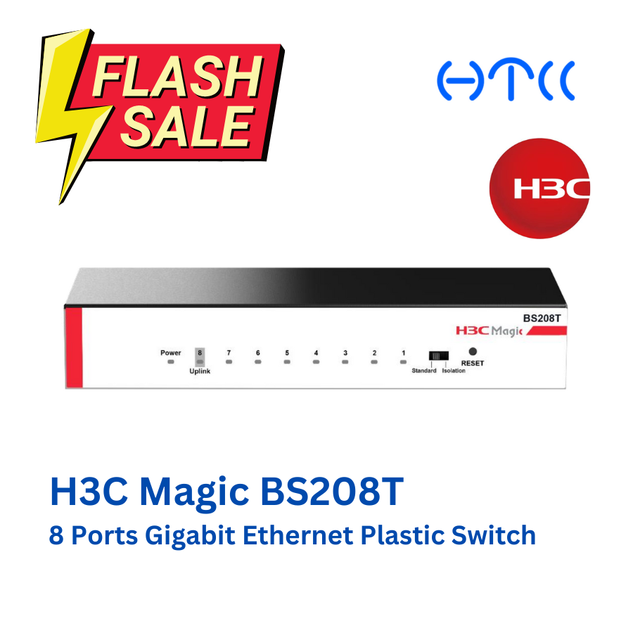 H3C Magic BS208T 8 Ports Gigabit Ethernet Switch | Lazada.co.th