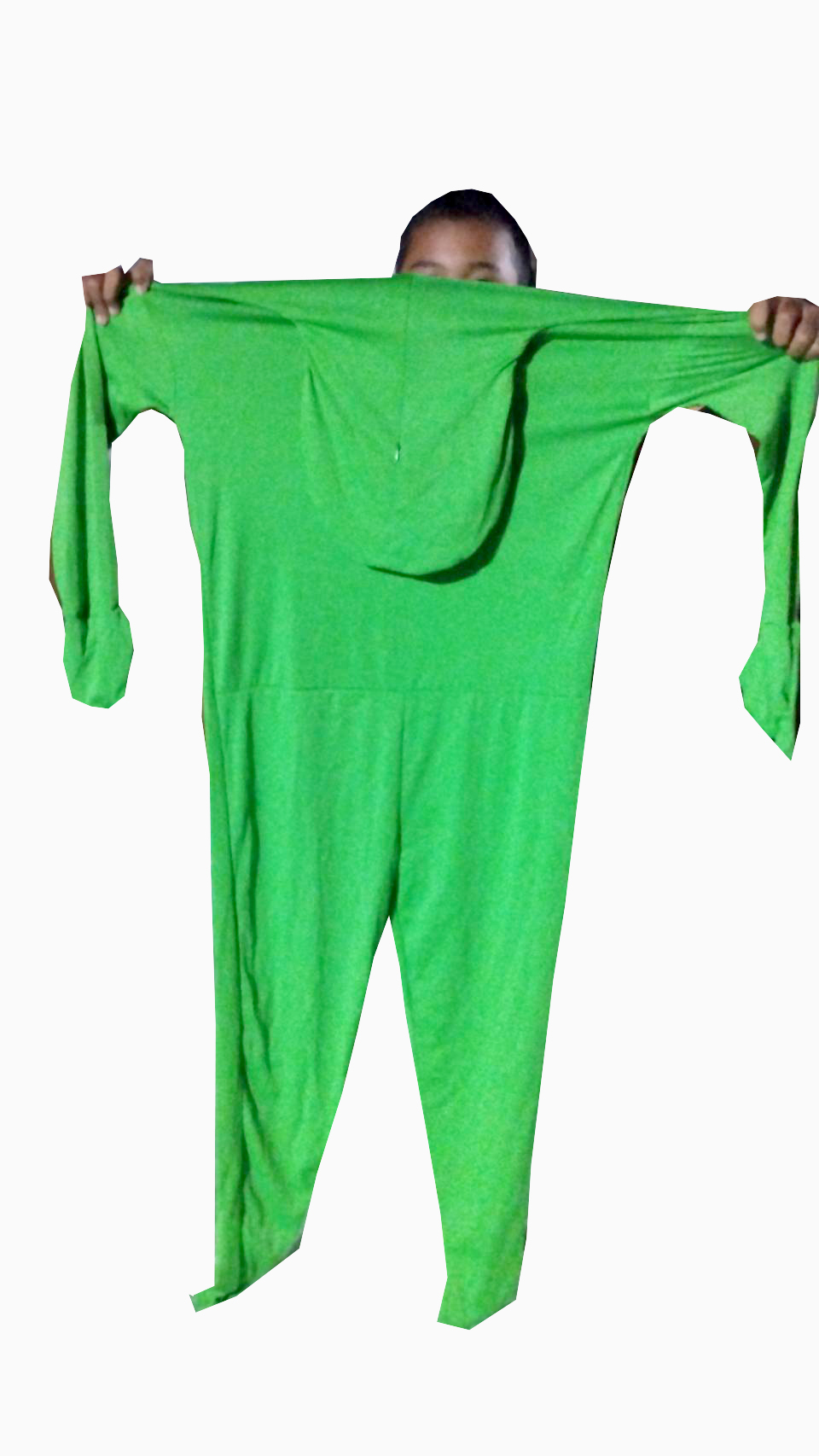 Green Screen Suit ชุดเขียว สำหรับถ่ายวีดีโอ ตัดต่อ ทำ CG วีดีโอ ...