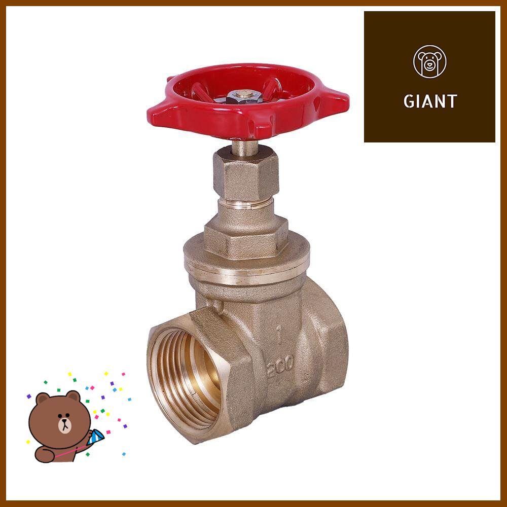 ประตูน้ำทองเหลือง SANWA RAMBO 3/4 นิ้วBRASS GATE VALVE SANWA RAMBO 3/4IN **ขายดีที่สุด ...