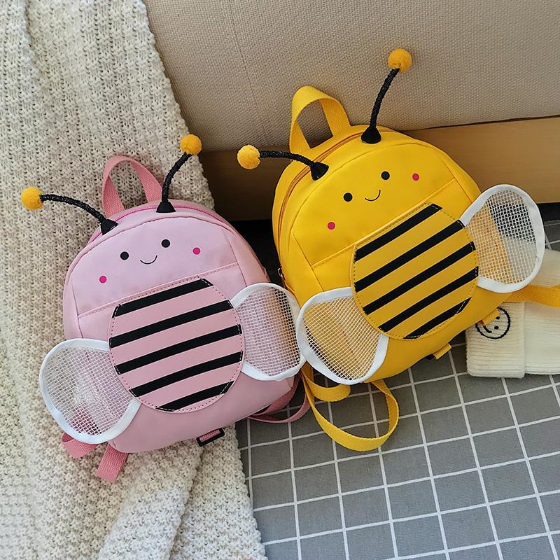 Anti-Lost Backpack Infant Baby Backpack Bee Small Schoolbag 1-3 Years ...