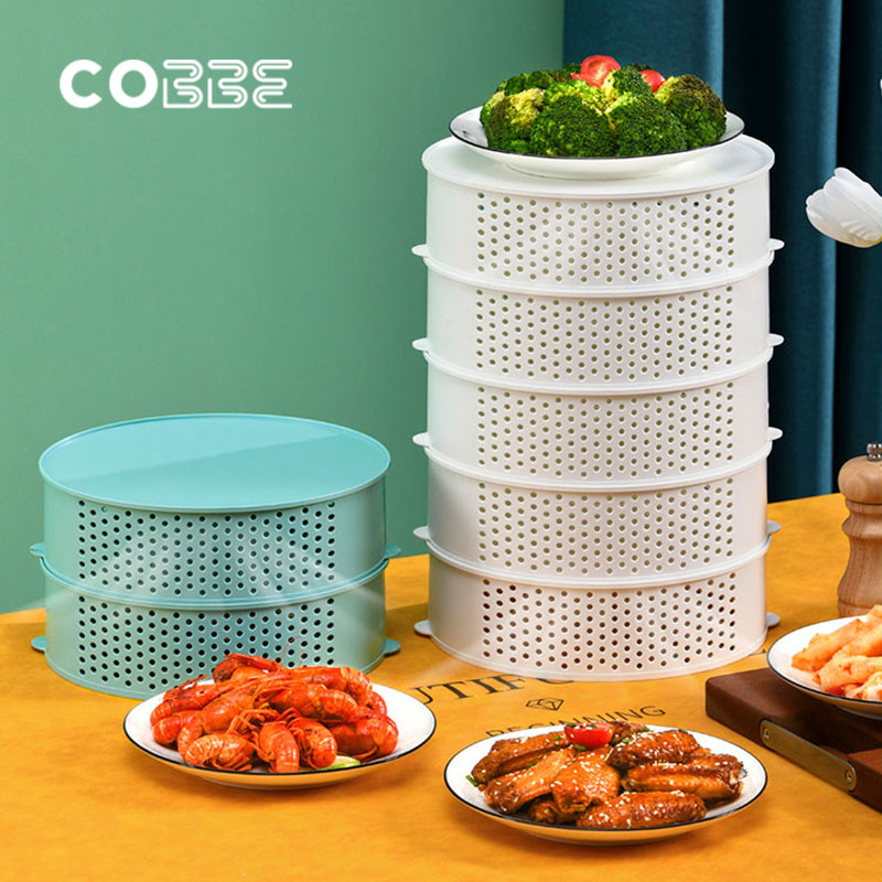 Cobbe 5ชั้น Food COVER STACKABLE Multi-Layer Food COVER Dinner Table ...