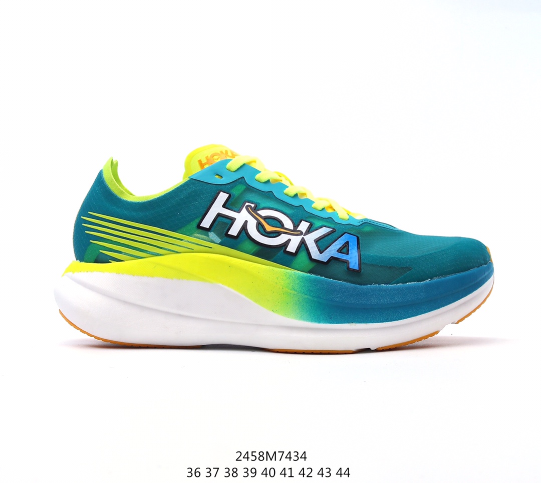 Hoka One One Mens Shoes Rocket X2 Running Shoes Sneakers Couple Casual ...