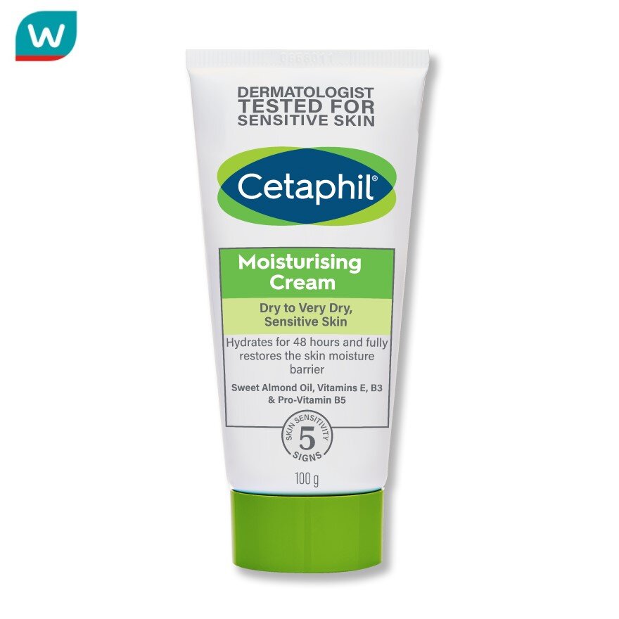 Cetaphil เซตาฟิล มอยซ์เจอไรซิ่ง ครีม 100 กรัม ครีมบำรุงสำหรับผิวแห้ง ...