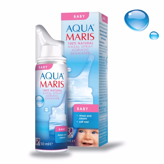 Aqua Maris Nasal Spray.🌺อควา มาริส 4สูตรสเปรย์สำหรับเด็กทารก🌺 | Lazada ...