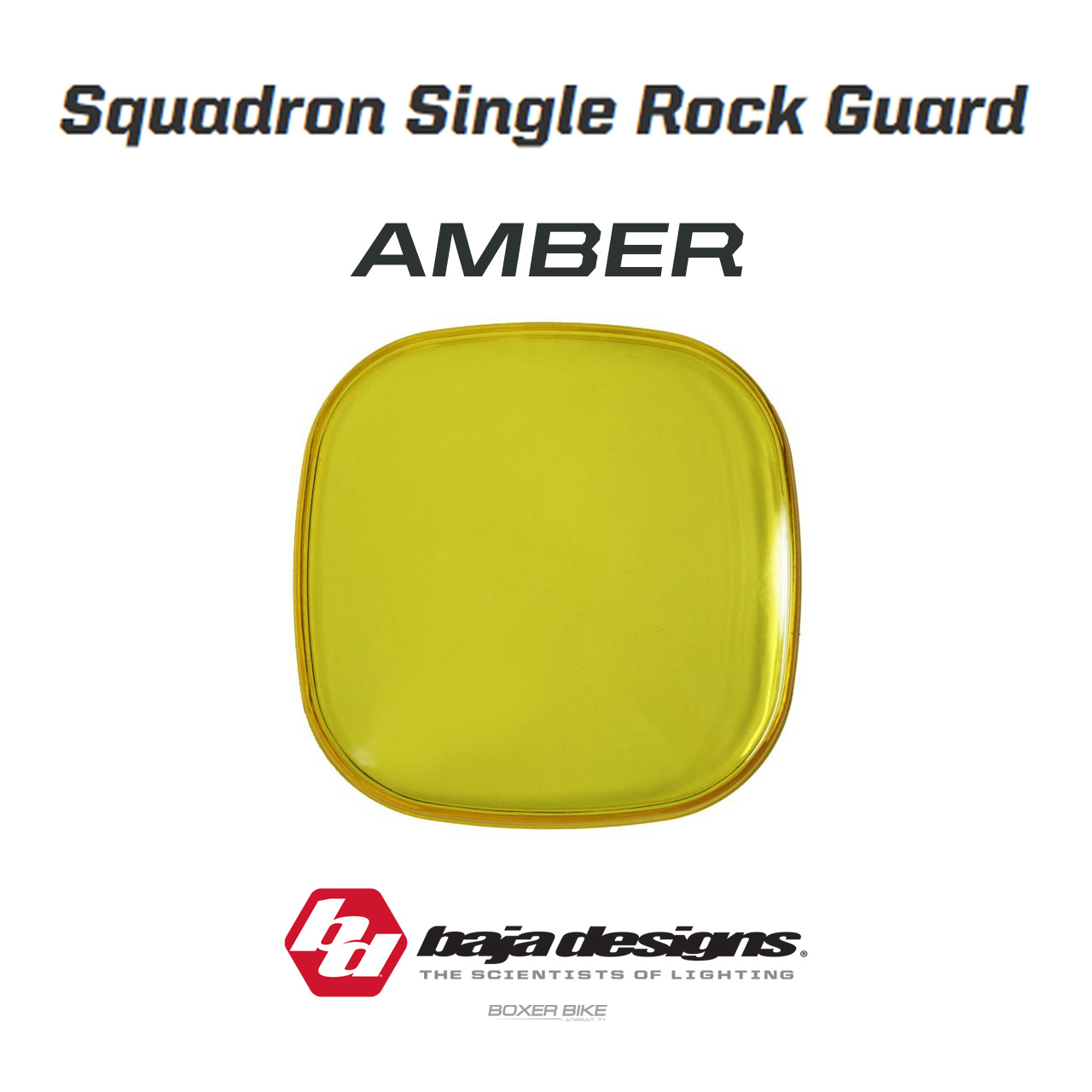 Squadron Squadron-R Single Rock Guard / Amber / Clear / Black | Baja ...