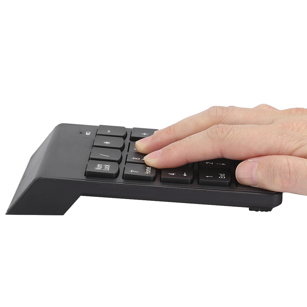 2.4G Wireless Mini Number Keyboard Portable Commercial 18-Buttons USB ...