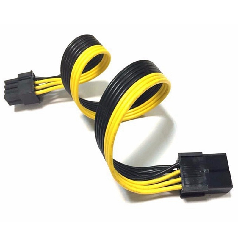 PCIe 8 Pin Extension Cable, 8 Pin Female to 8(6+2) Pin Male PCI Express ...