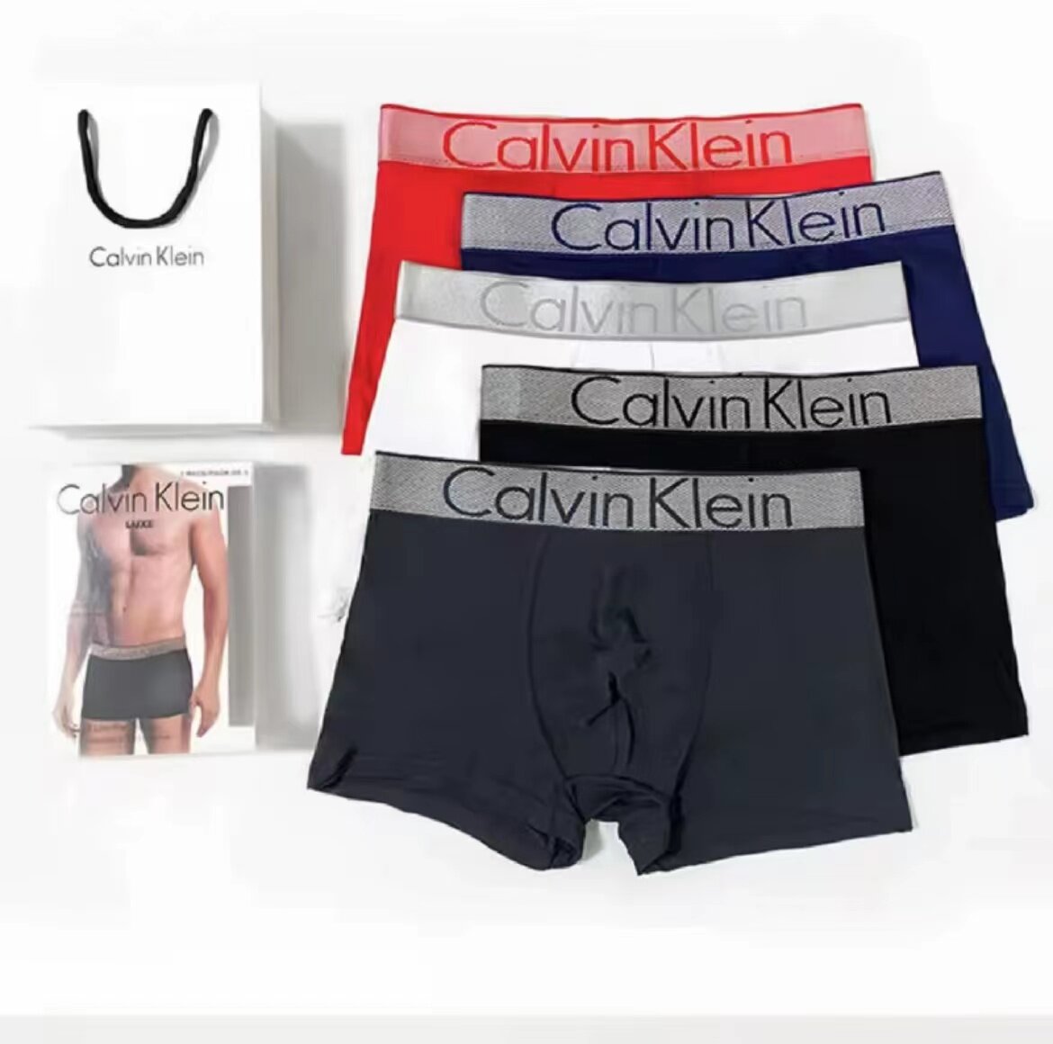 calvin klein underwear กางเกงในชาย ck 1กล่อง 3ตัว กางเกงในแบรนด์แท้100% ...