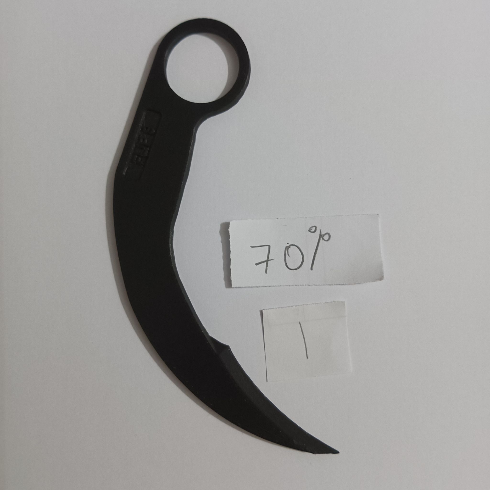 [เกรดบี] Flip's Karambit Plastic 3D Print มีดฝึกคารัมบิตพลาสติก 3D ...