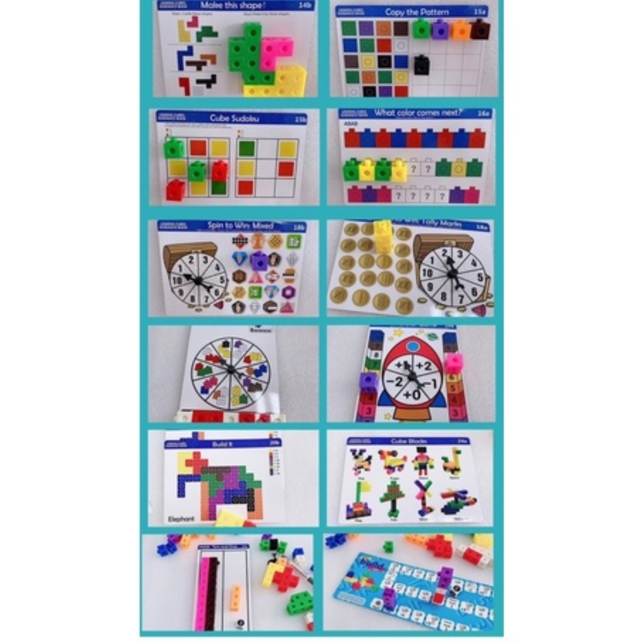 xxพร้อมส่งxx Snap Cube- Linking Cube สินค้า Warmart พร้อมการ์ดโจทย์ ...