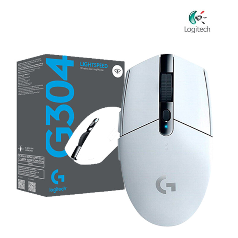 (รับประกัน 2 ปี)Logitech G304 LIGHTSPEED Wireless Gaming Mouse 12000 DPI ปุ่มมาโคร 6 ปุ่ม ของแท้ ...