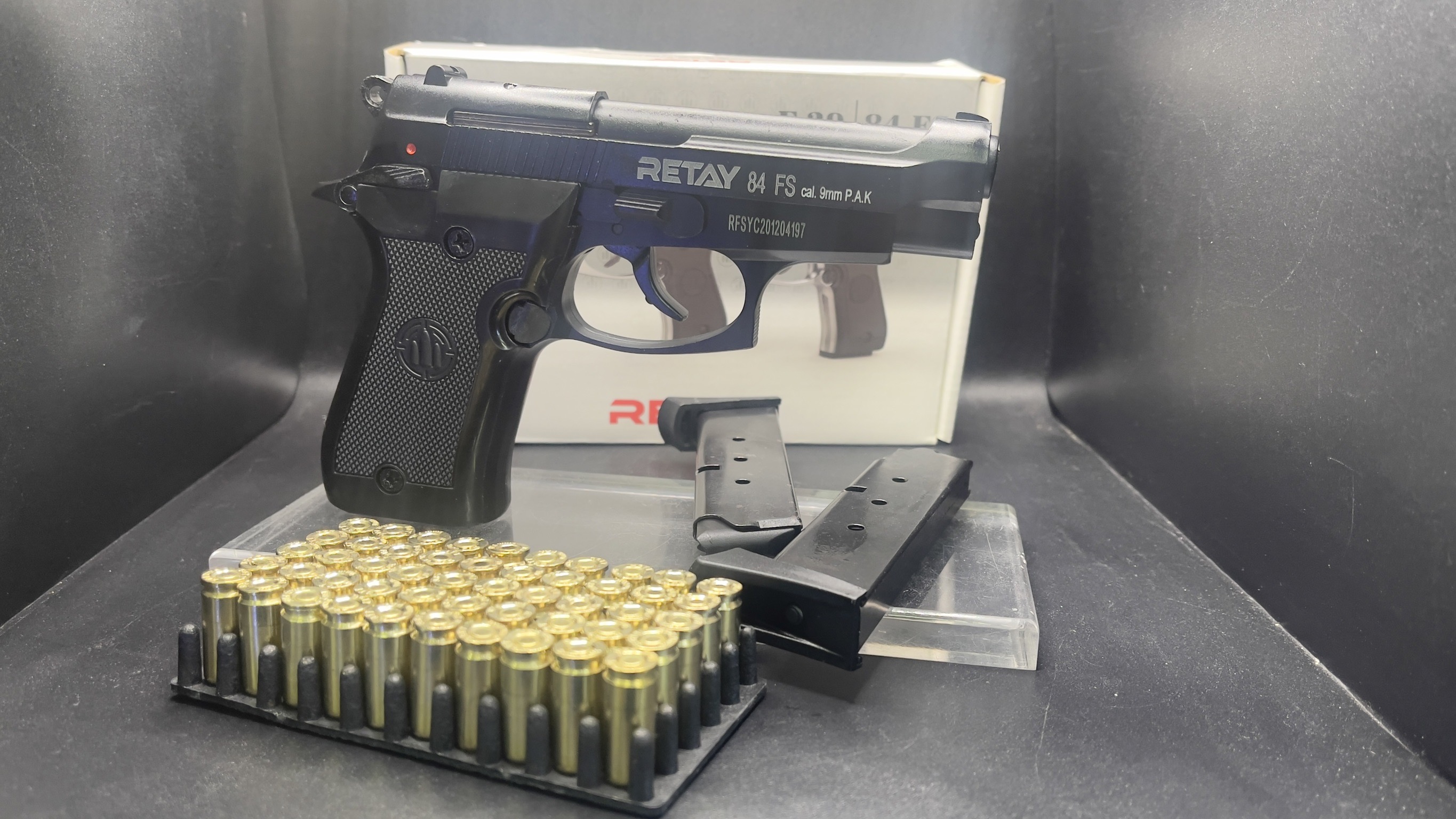 แบลงค์กัน RETAY M84 9 mm. P.A.K. สำหรับถ่ายทำภาพยนตร์ ฟรี 2 แม็ก ลูก1กล่อง สินค้าราคาพิเศษ ไม่มี ...