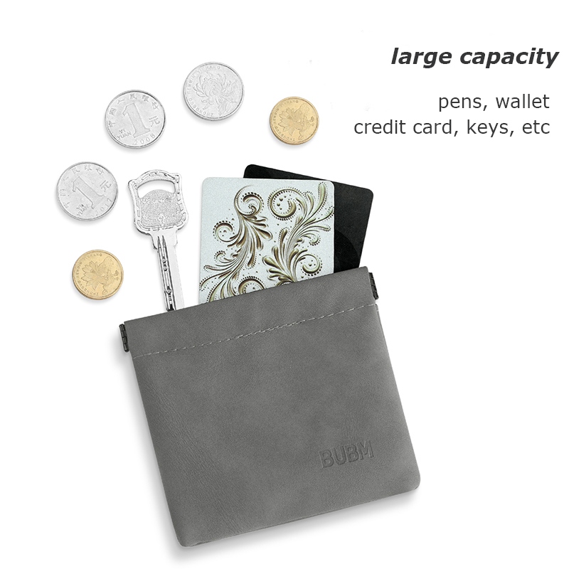 BUBM Mini Small Wallet Change Bag Coin Purse Money Change Bag Key ...