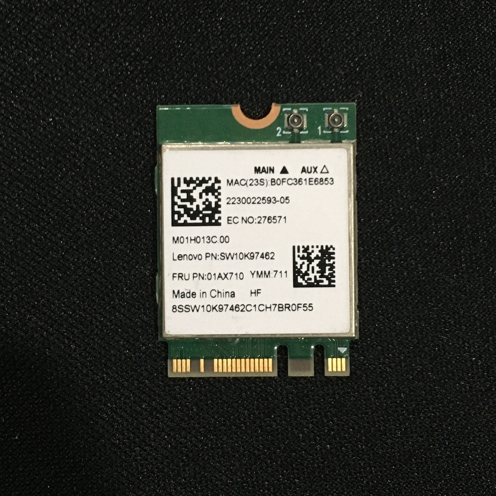 Realtek RTL8821CE PCI-Express 802.11AC NGFFM.2 อินเทอร์เฟซ dual band 2 ...