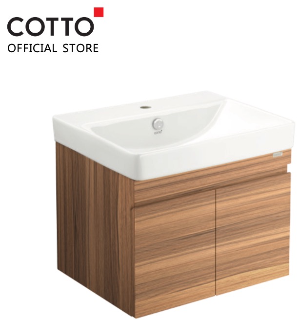 COTTO ตู้เก็บของใต้อ่างล้างหน้าแบบแขวนผนัง รุ่น V00163PW | Lazada.co.th