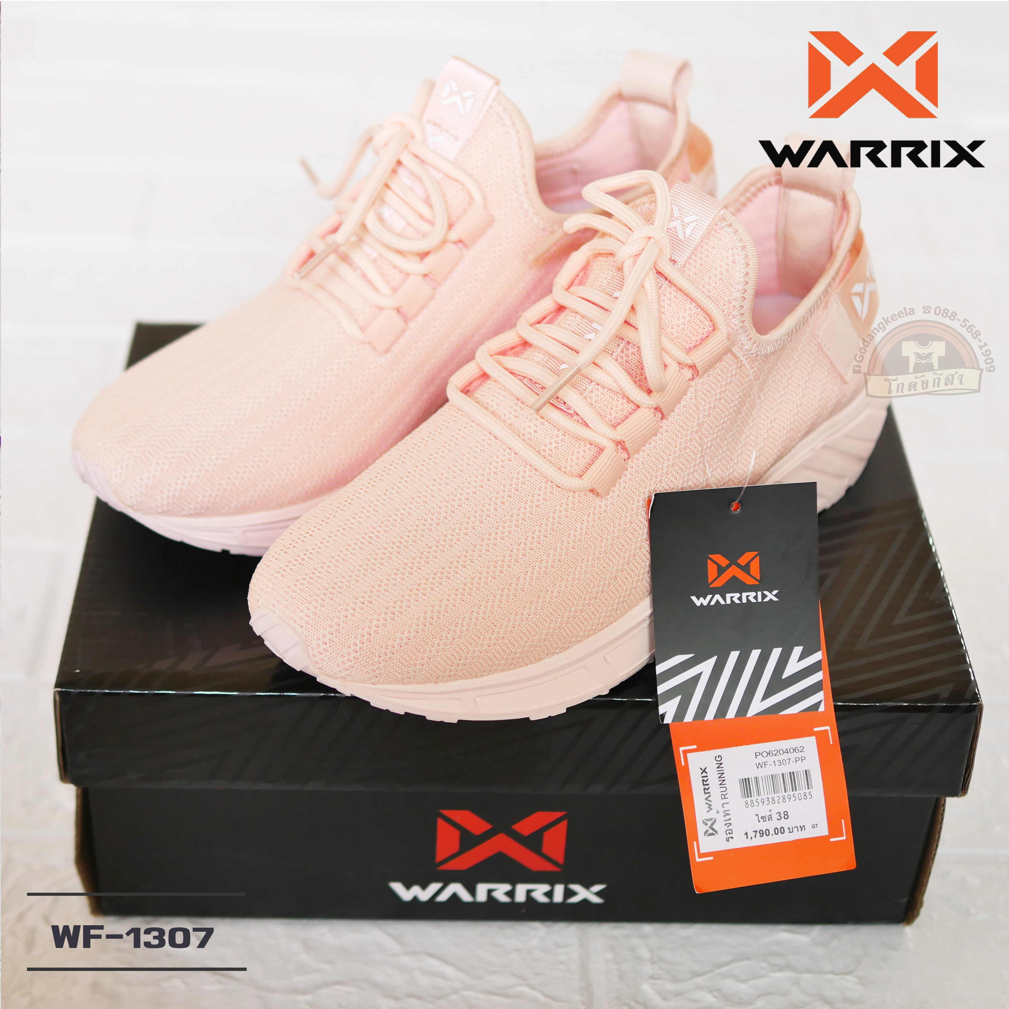 WARRIX รองเท้า รองเท้าวิ่ง Running WF-1307 สีชมพู วาริกซ์ วอริกซ์ ของ ...