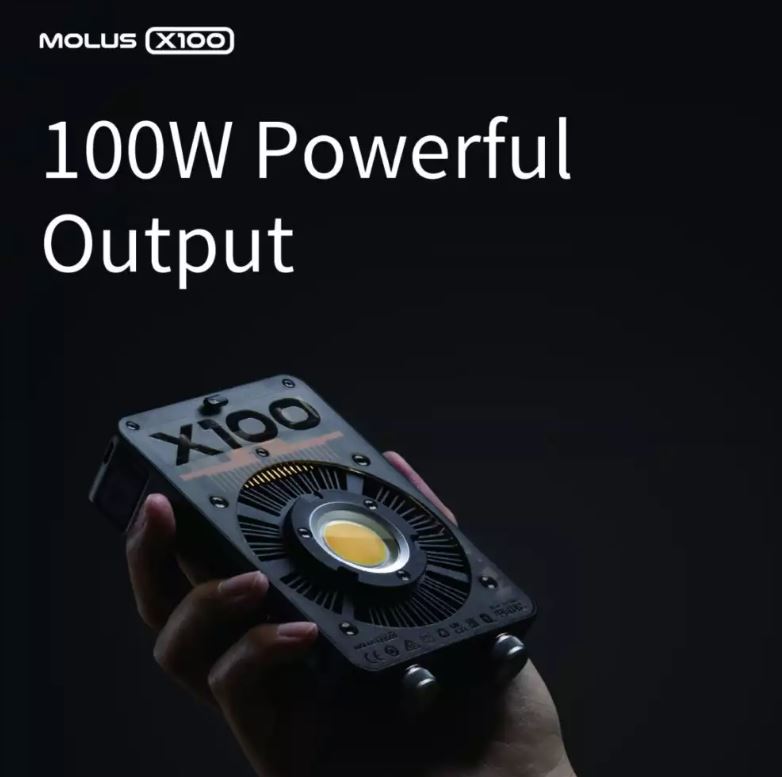 พร้อมส่ง Zhiyun Molus X100 PRO 100 Watt ไฟสตูดิโอต่อเนื่องขนาดเล็กพกพา ...