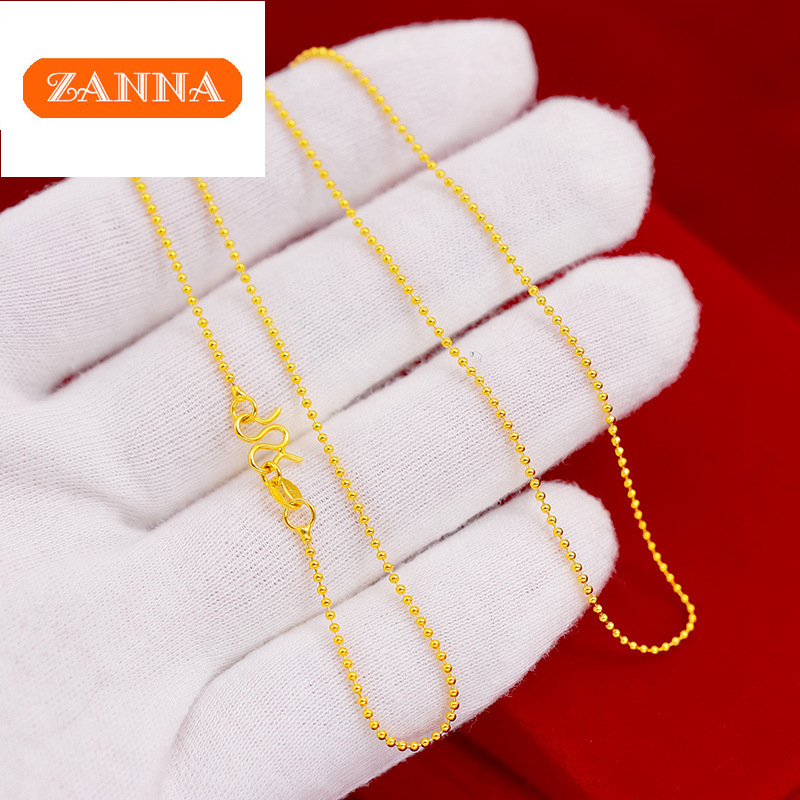 18k saudi gold necklace for women -International gold necklace 1.2mm ...