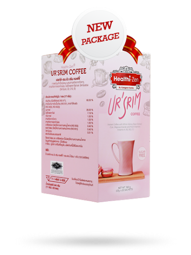 กาแฟคังเซน กาแฟเฮลท์ติ-เซน ยัว สริม คอฟฟี่ UR'SRIM COFFEE ไม่มีน้ำตาล ...