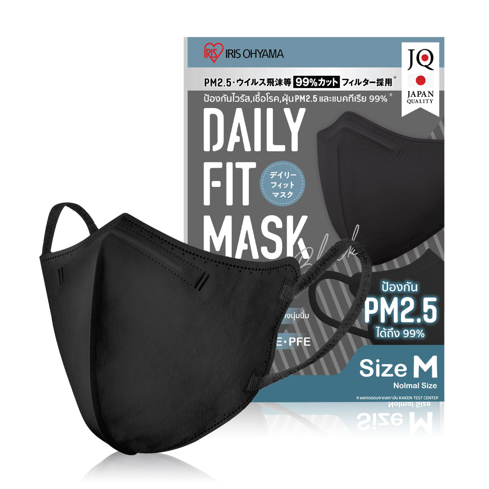 แมส IRIS OHYAMA (ไอริส โอยามะ) Disposable Face Mask Daily Fit 12.5g x ...