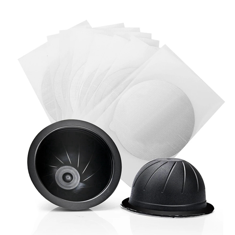 For Nespresso Vertuo Refillable Capsule Coffee Filter Pod with Dosing ...
