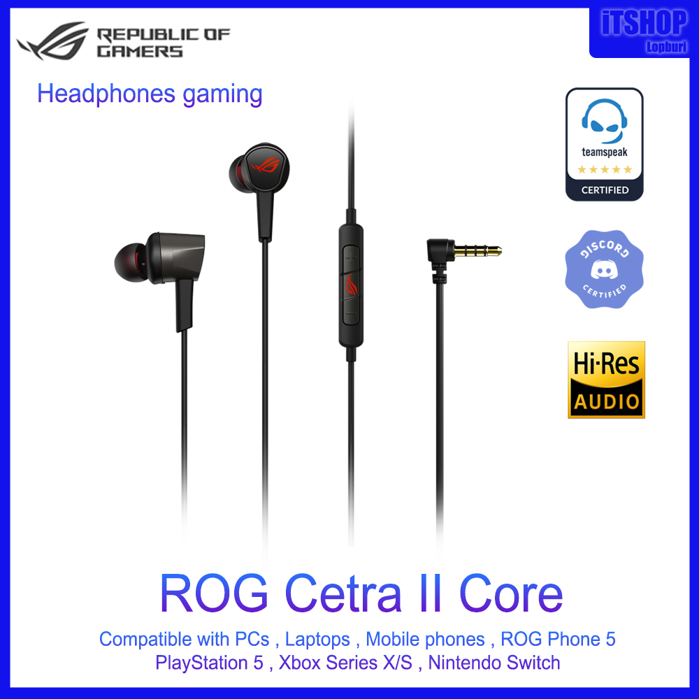 12.12 only || ASUS ROG Cetra II Core / หูฟัง gaming เสียงเทพ รองรับ Hi ...