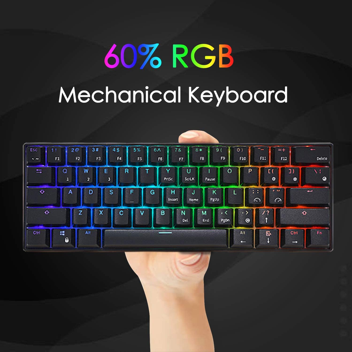 Royal Kludge RK61 RGB - Hotswap เปลื่ยนสวิตซ์ได้ Triple Mode 60% ⌨️ ...