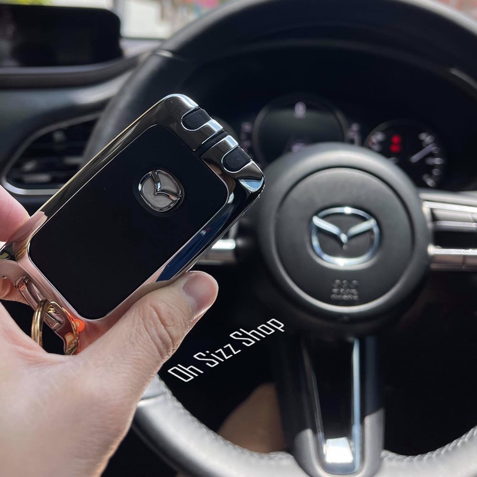 เคสรีโมทรถยนต์ New MAZDA 2022 Hard Case 360 องศา (Alloy Silicone Key ...