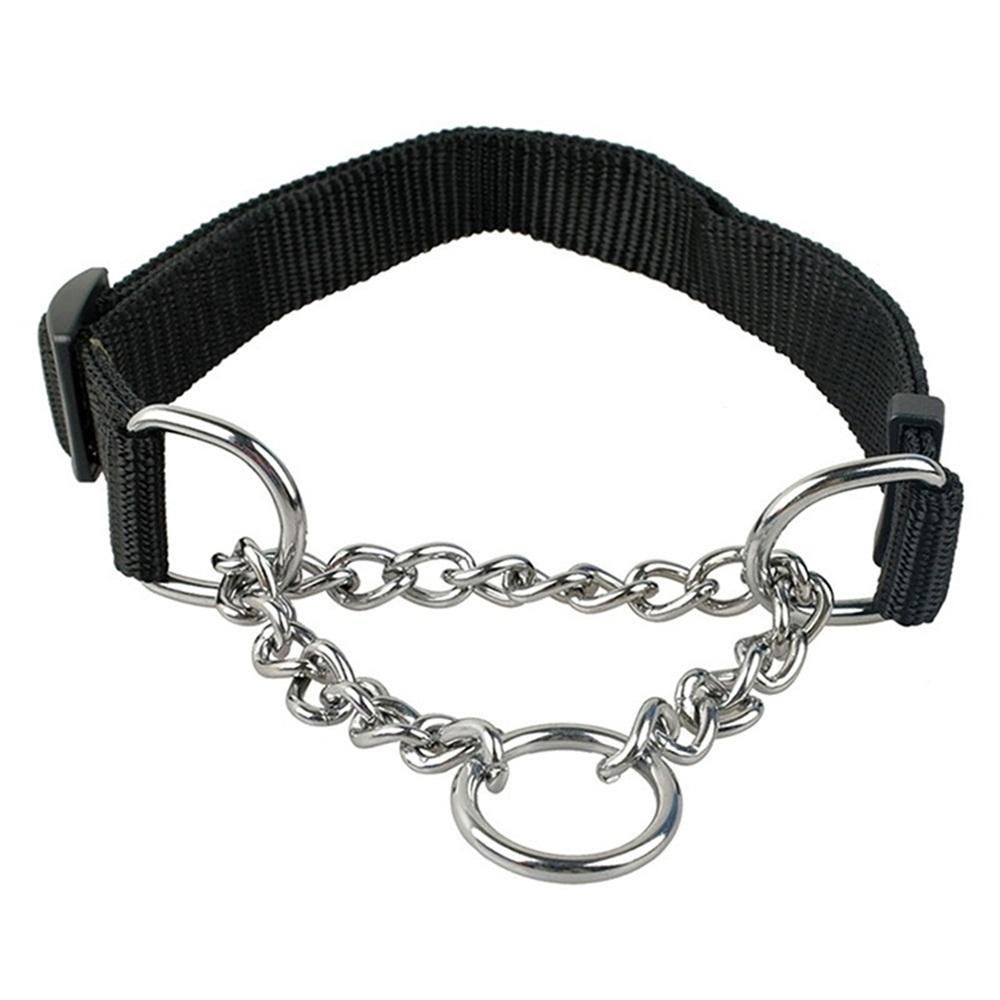 SHENEY Half Choke Check Chain Dog Pet Products Collar Training | Lazada ...