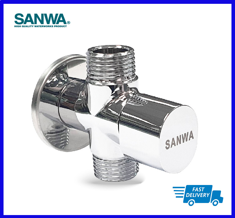 SANWA วาล์วน้ำ Stop Valve 2 ทาง สต็อปวาล์ว 1/2 นิ้ว | Lazada.co.th