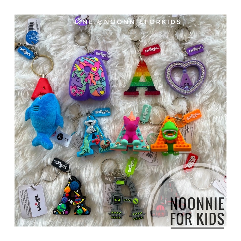 พวงกุญแจตัวอักษร Smiggle Scented Alphabet Keyrings ตัว A กลิ่นหอม ...