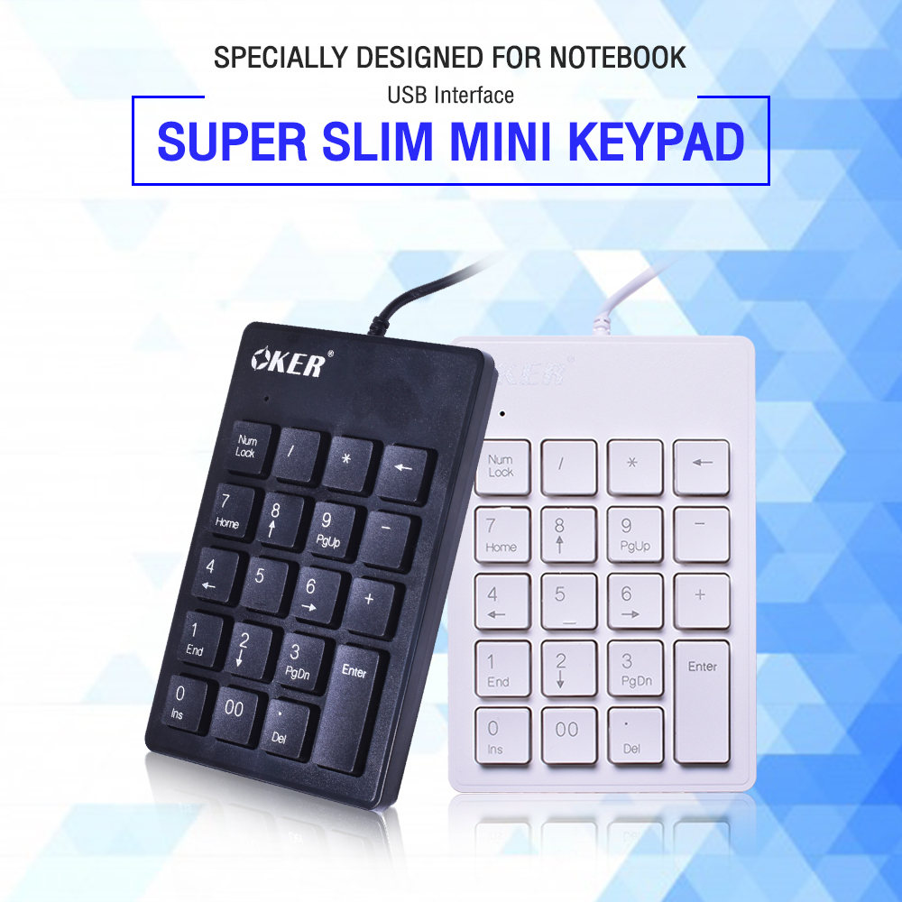 ส่งเร็วร้านDMแท้ๆ Keyboard OKER SK-975 คีย์บอร์ด แป้นตัวเลข Numberic ...