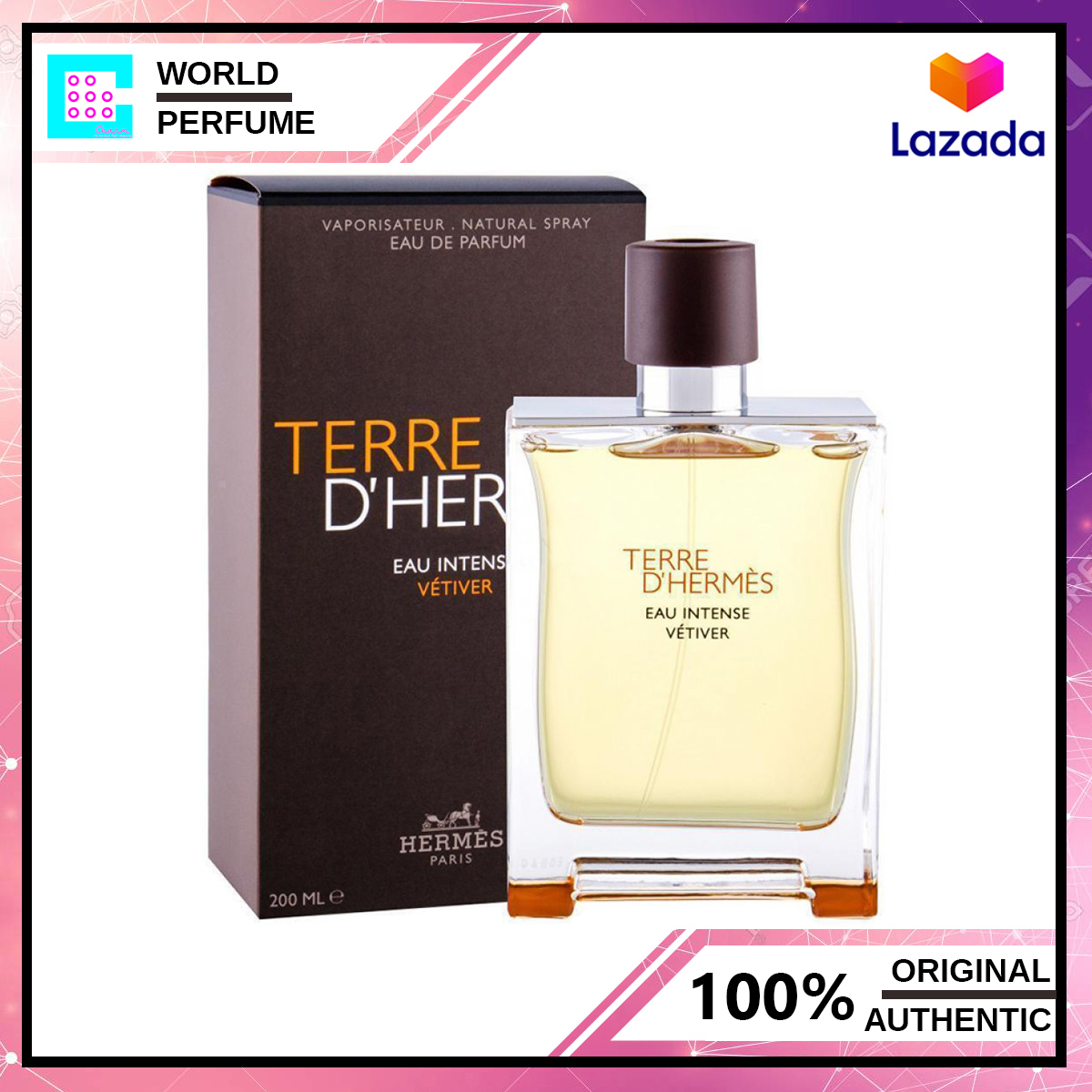 Hermes Terre d'Hermes Eau Intense Vetiver EDP 100 ml. - MixASale