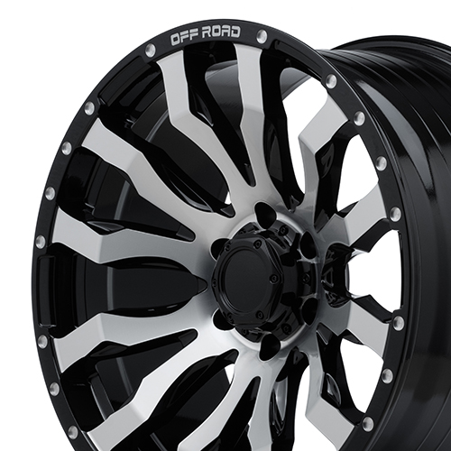 EmotionR Wheel TE1 ขอบ 20x10.0 6รู139.7 ET00 สีBKVF ล้อแม็ก อีโมชั่น ...