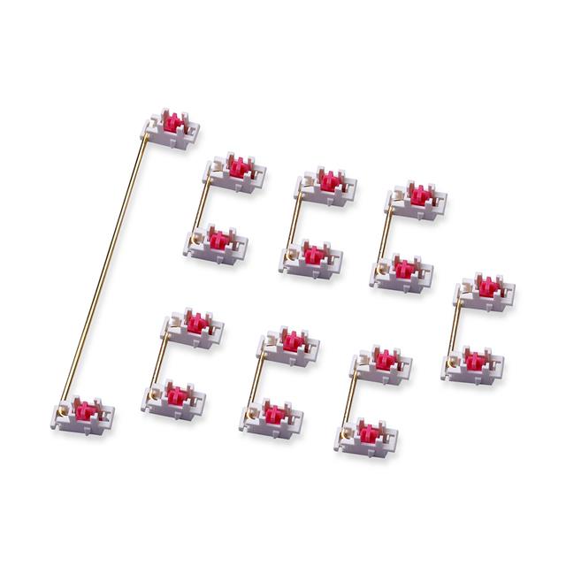 Panda Pink Gold Plated Plate Mounted Mechanical Keyboard Stabilizer PCB ...