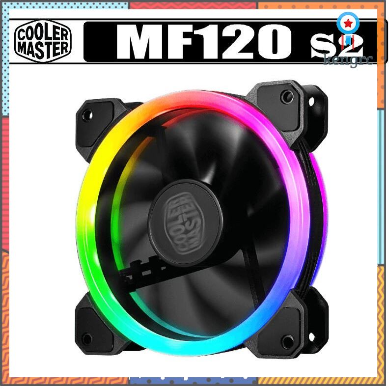 พัดลมเคส Cooler Master MasterFan MF120 S2 ARGB 120mm Case Fan ยอดขายดี ...