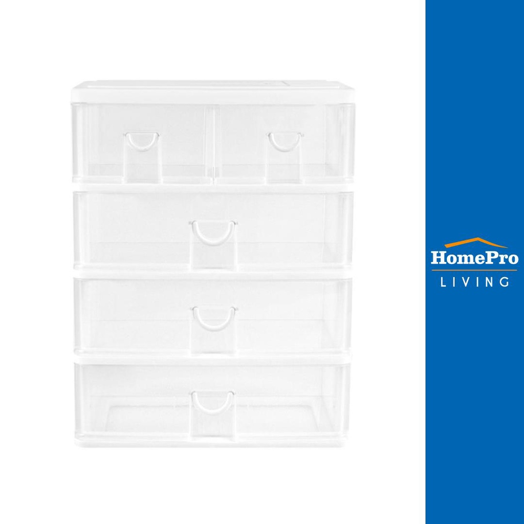 HomePro กล่องลิ้นชัก 5 ลิ้นชัก STACKO CK555 39x26.5x50 ซม. สีใส แบรนด์ STACKO | Lazada.co.th